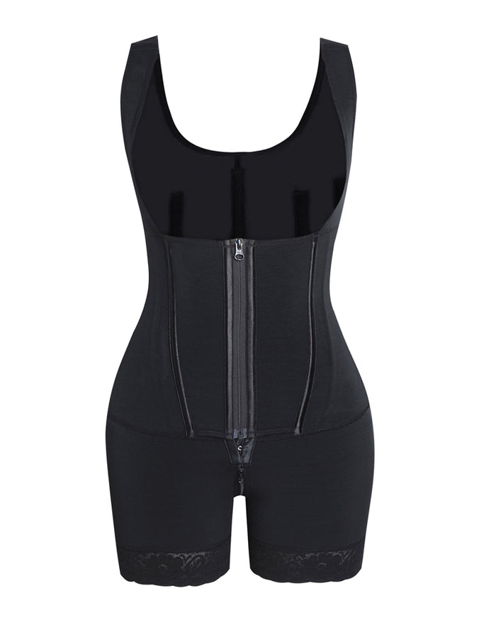 SHAPSHE Fajas Colombianas High compression Front Zipper Mid Thigh ...